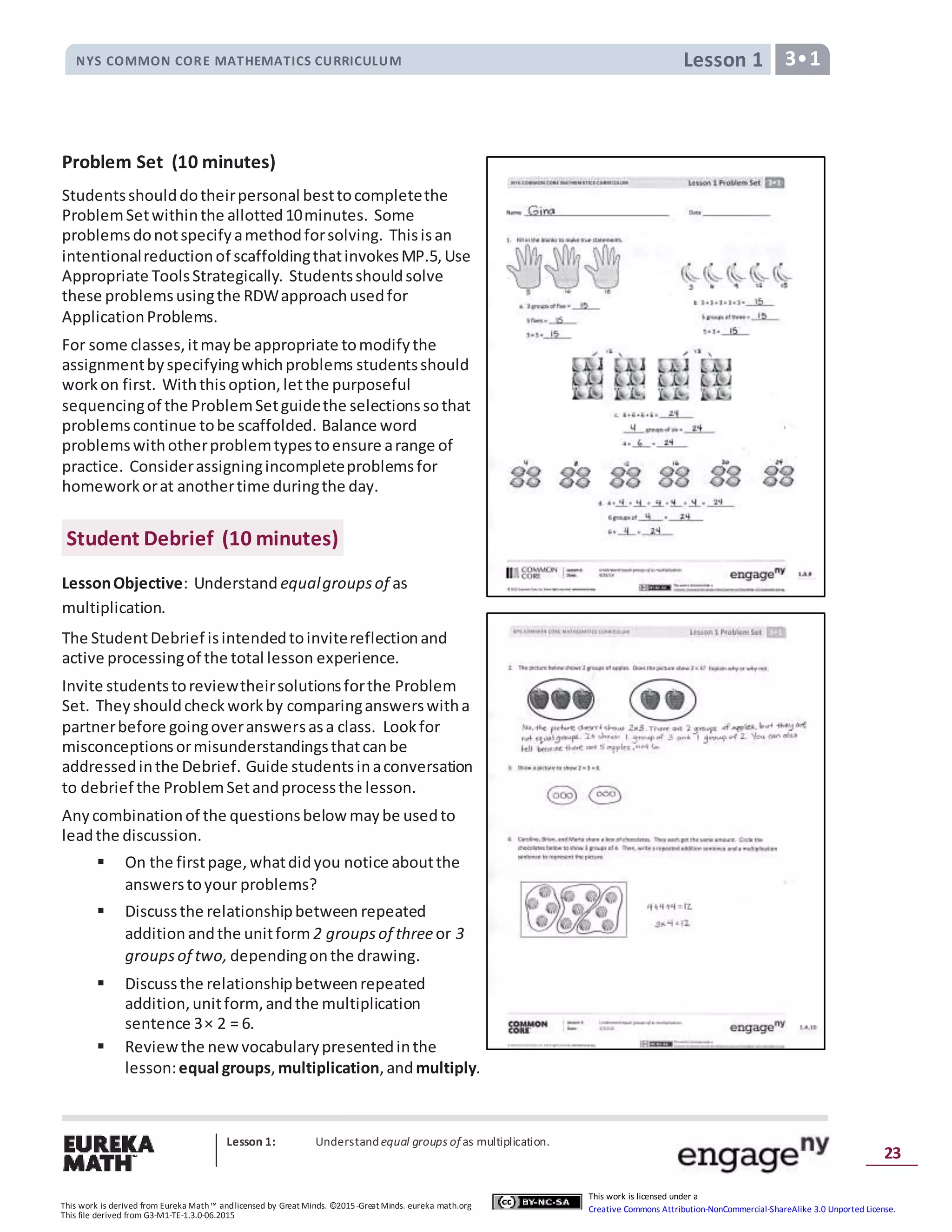 Math g3-m1-topic-a-lesson-1 | DOCX