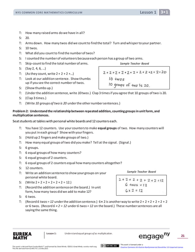 Math g3-m1-topic-a-lesson-1 | PDF