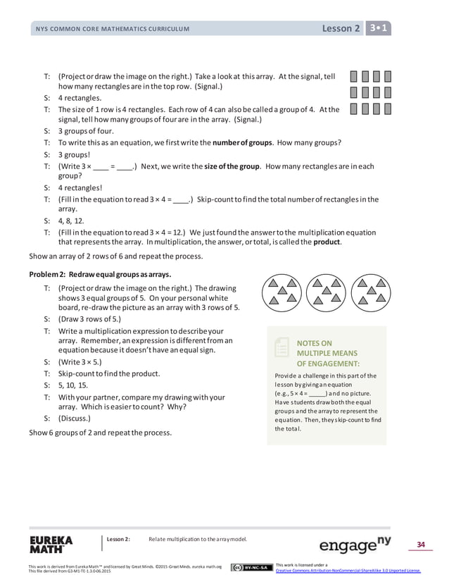 Math g3-m1-topic-a-lesson-2 | PDF