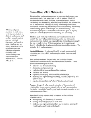 Math Curriculum Grade 1 | PDF