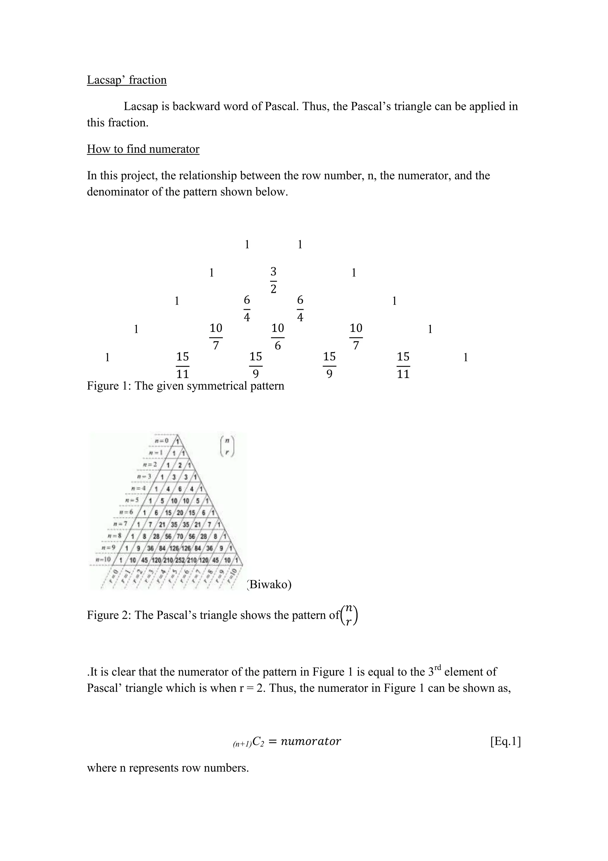 Math ib ia lacsap's fraction | DOCX