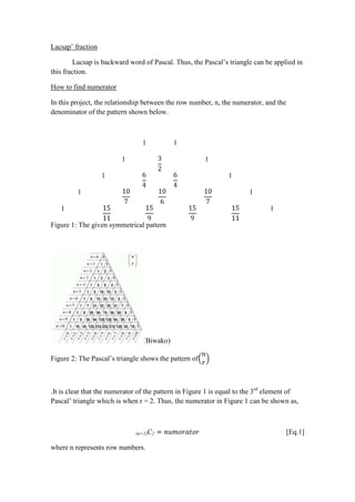 Math ib ia lacsap's fraction | DOCX