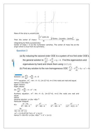 Math integration-homework help | PDF