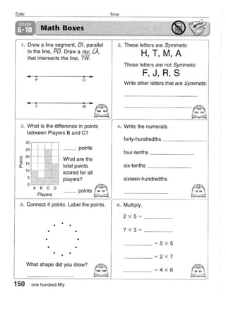 Math Lesson 6 10 | PPT | Educational Assessment | Education