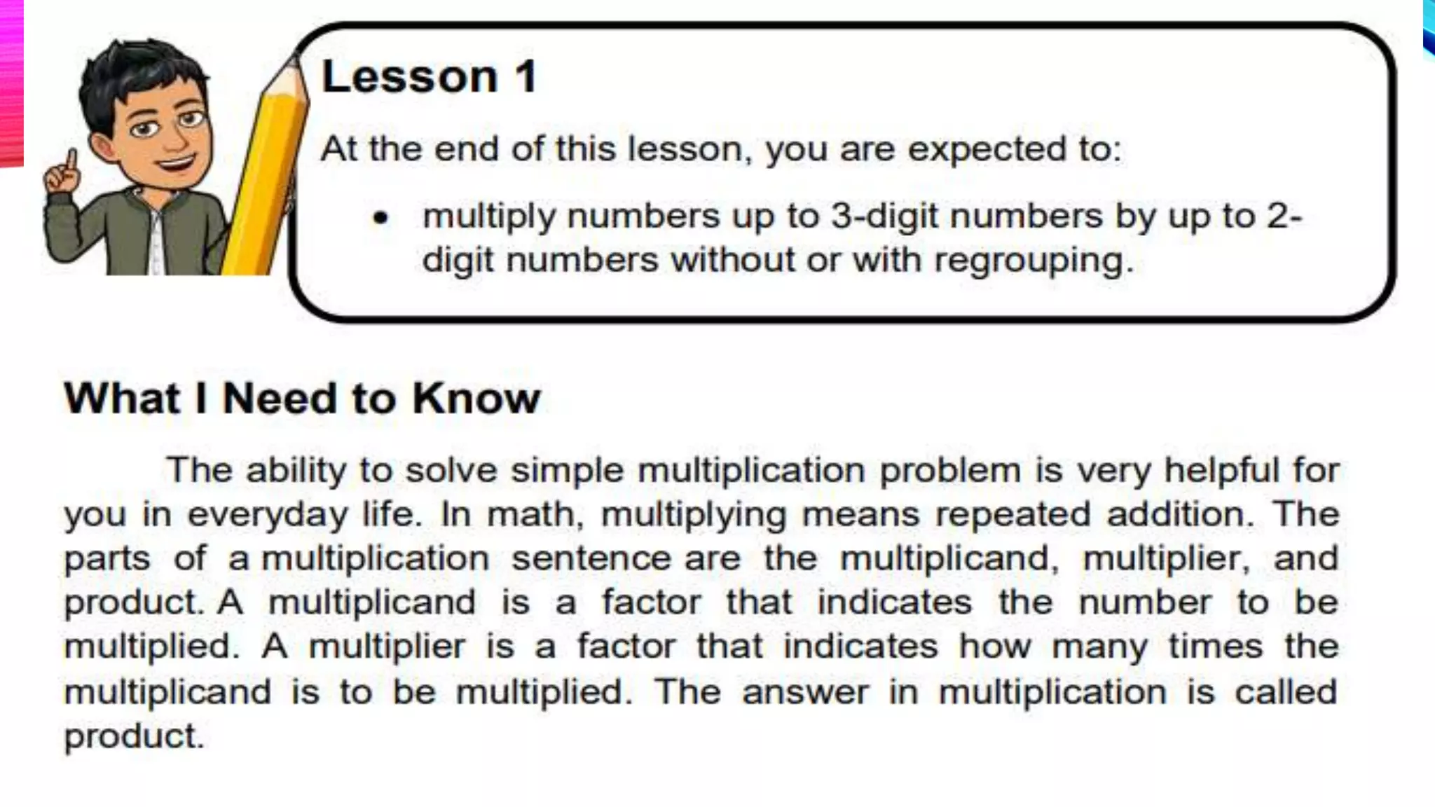 MATH - Lesson 1 Module 3 (Week 4 Quarter 1).pptx | Food & Drink