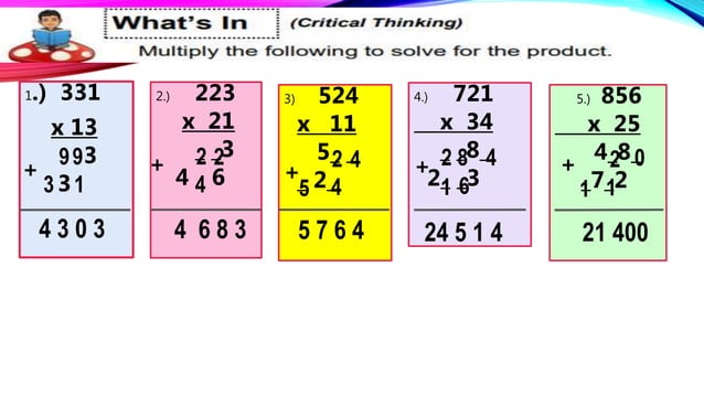 MATH - Lesson 1 Module 3 (Week 4 Quarter 1).pptx | Food & Drink