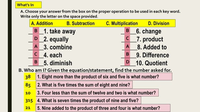 MATH - Lesson 1 Module 5 (Quarter 1).pptx | Education