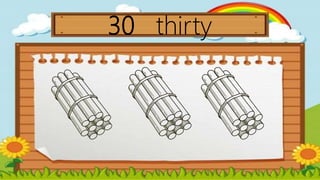 Number Words Tens to Hundreds | PPTX