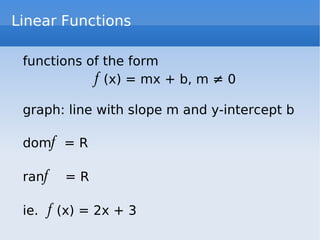 Math - Operations on Functions, Kinds of Functions | PPT | Physics ...