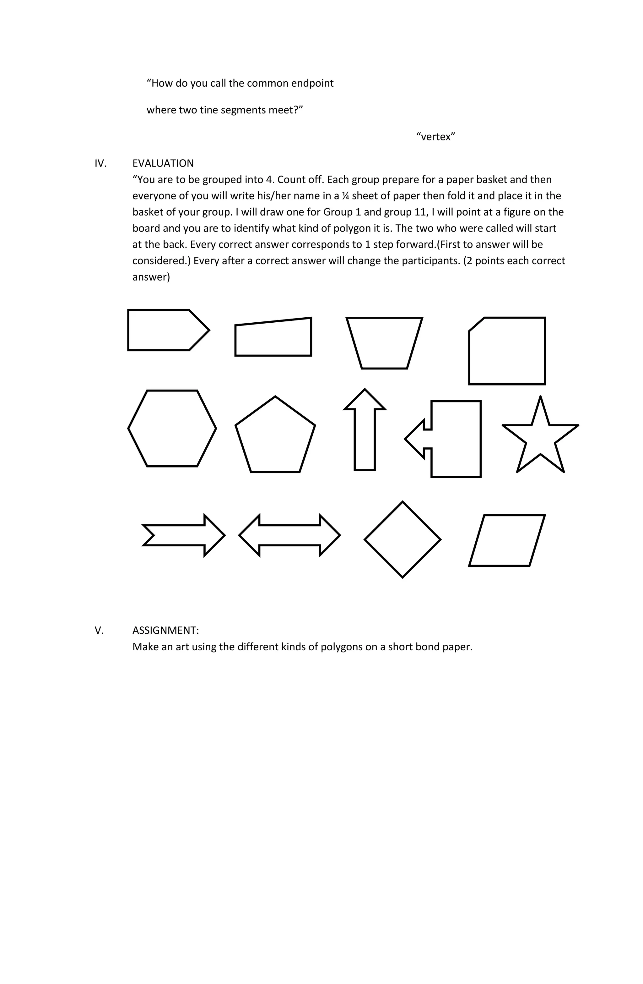 Math polygons | DOCX