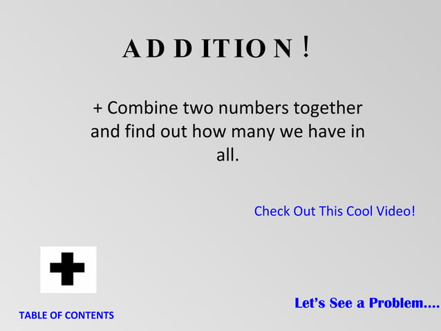 Math Powerpoint Final | PPT