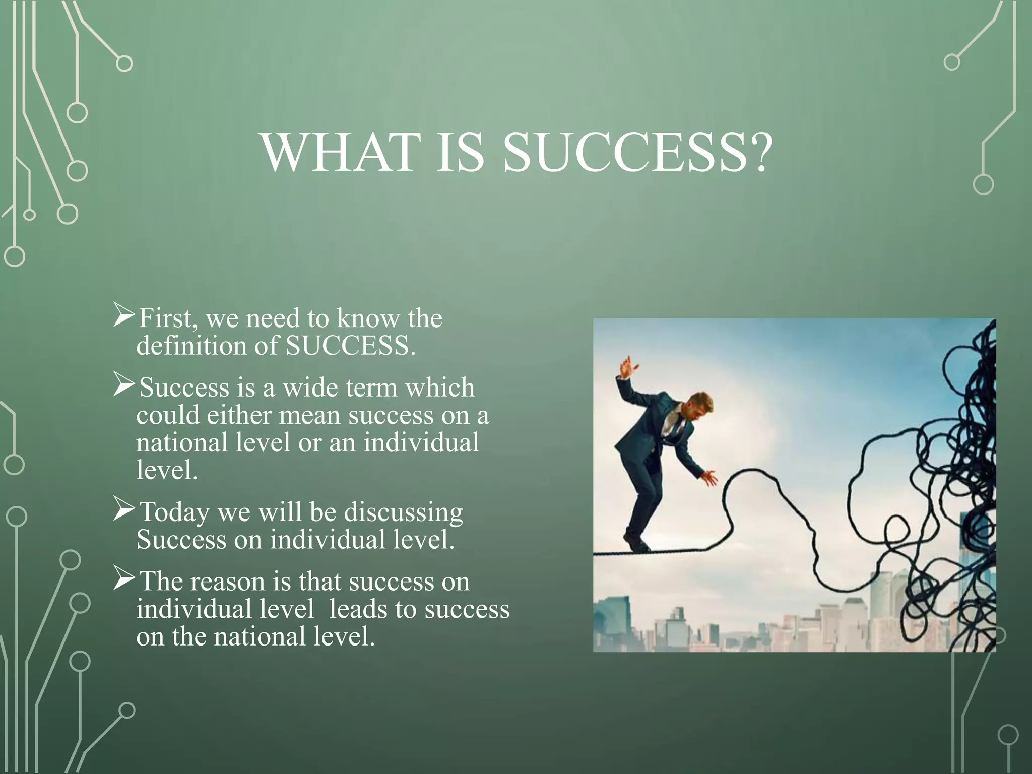 The key to success in life | PPTX