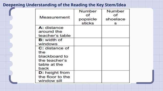 GRADE 1 MATHEMATICS Q2 WK2 DAY 4: COMPARE LENGTHS AND DISTANCES | PPTX