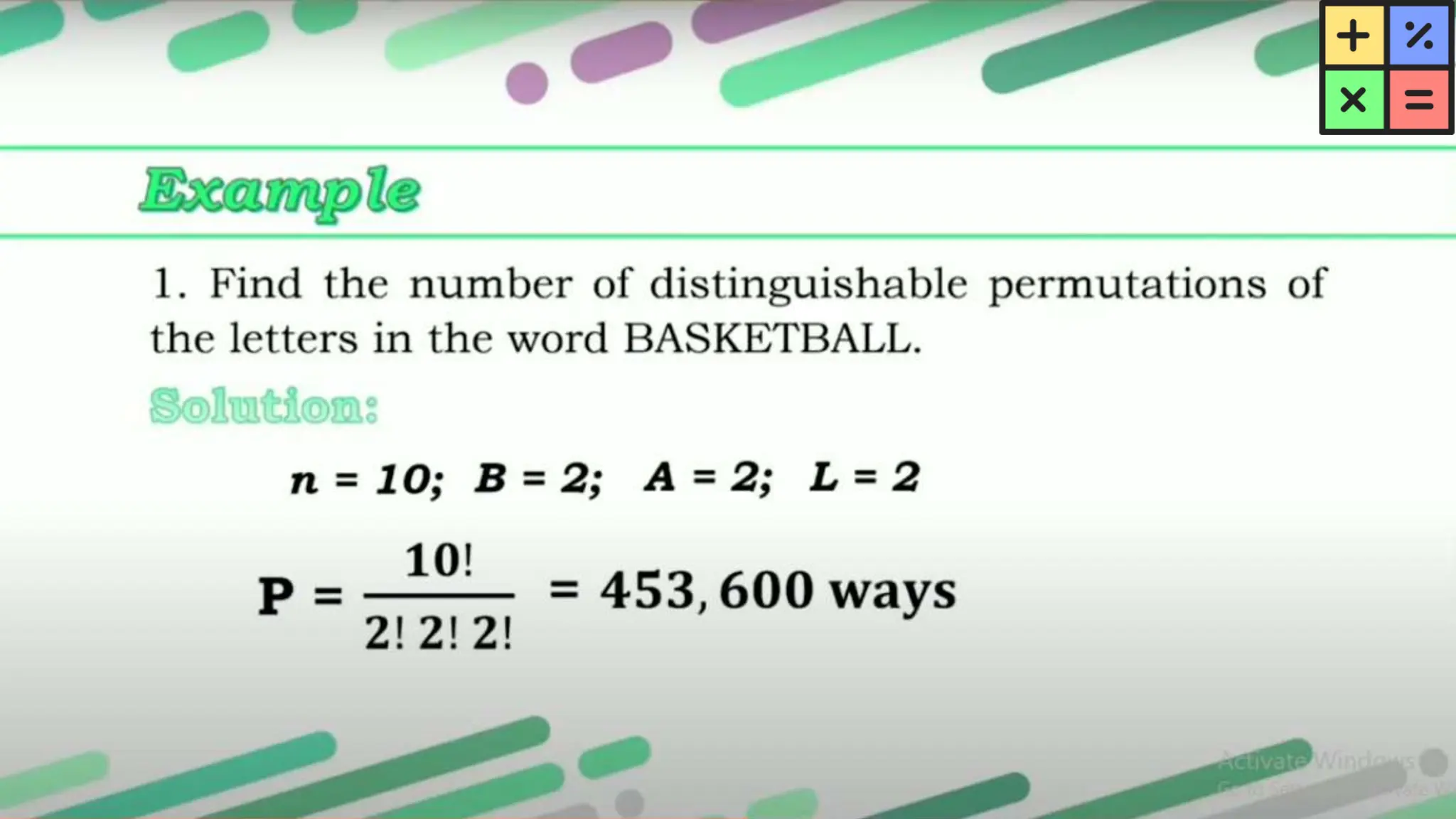 MATH-Q3-M4-Distinguishable Permutation For GRade 10 students | PPTX