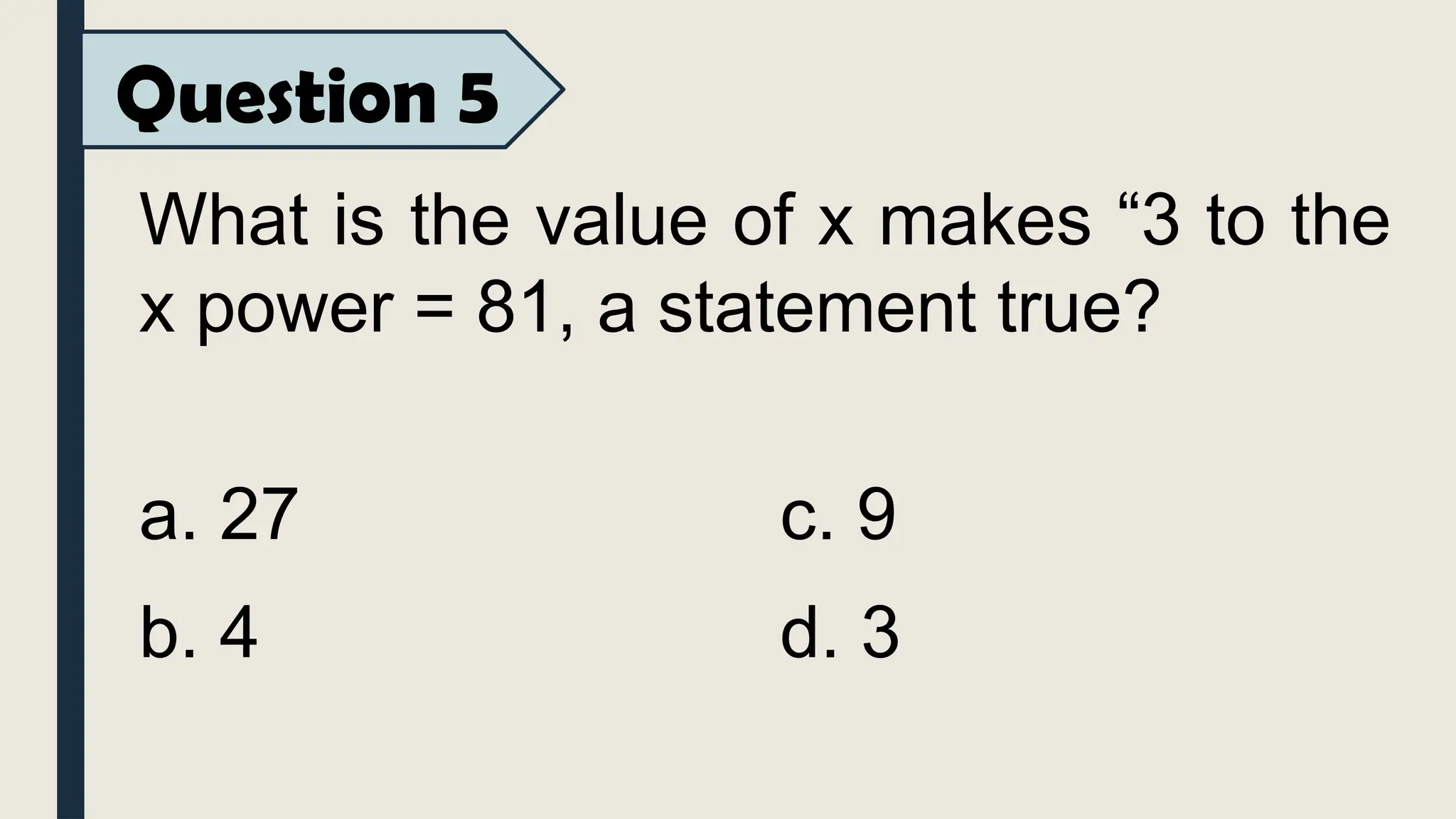 Math Grade 8 Quiz Bee for Middle School Students | PPTX