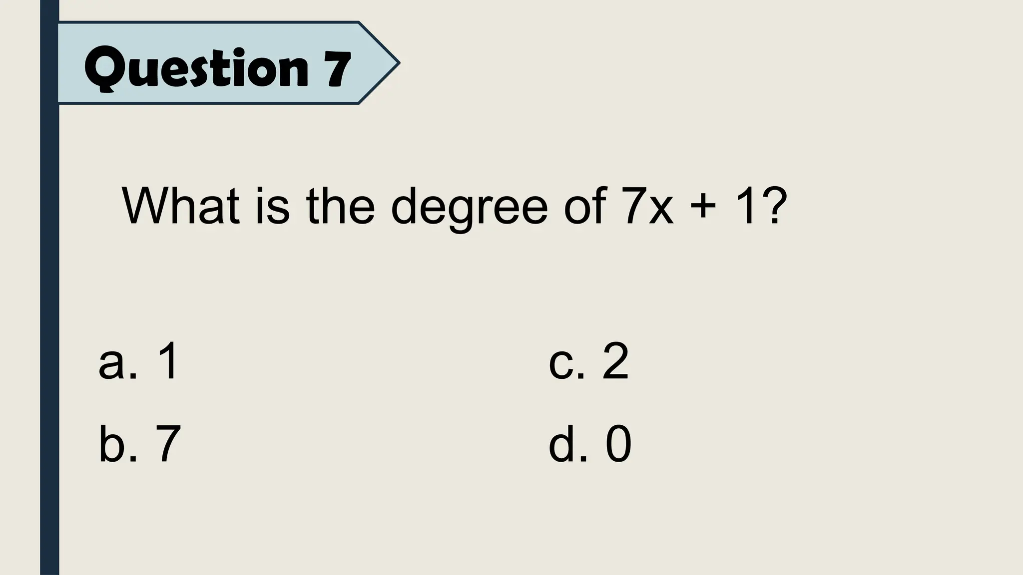 Math Grade 8 Quiz Bee for Middle School Students | PPTX