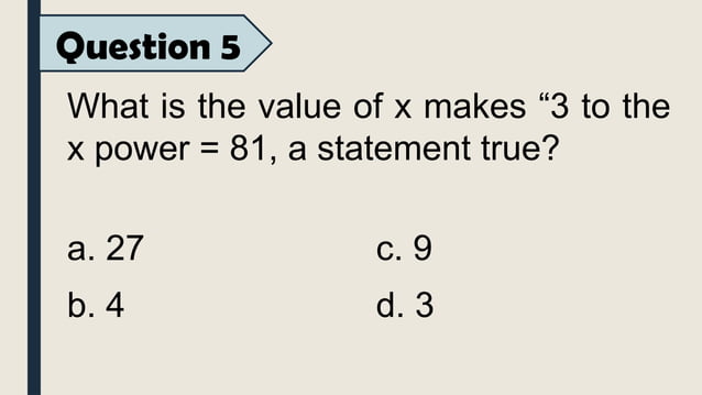 Math Grade 8 Quiz Bee for Middle School Students | PPTX