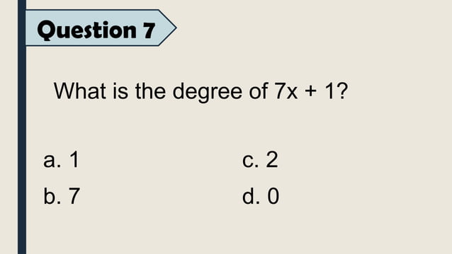 Math Grade 8 Quiz Bee for Middle School Students | PPTX