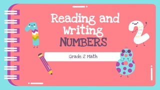 Math reading and writing (2 digits) | PPTX