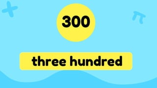 Math reading and writing numbers (3 digits) | PPTX