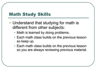 Math Skills and Anxiety | PPT