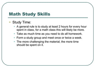 Math Skills and Anxiety | PPT