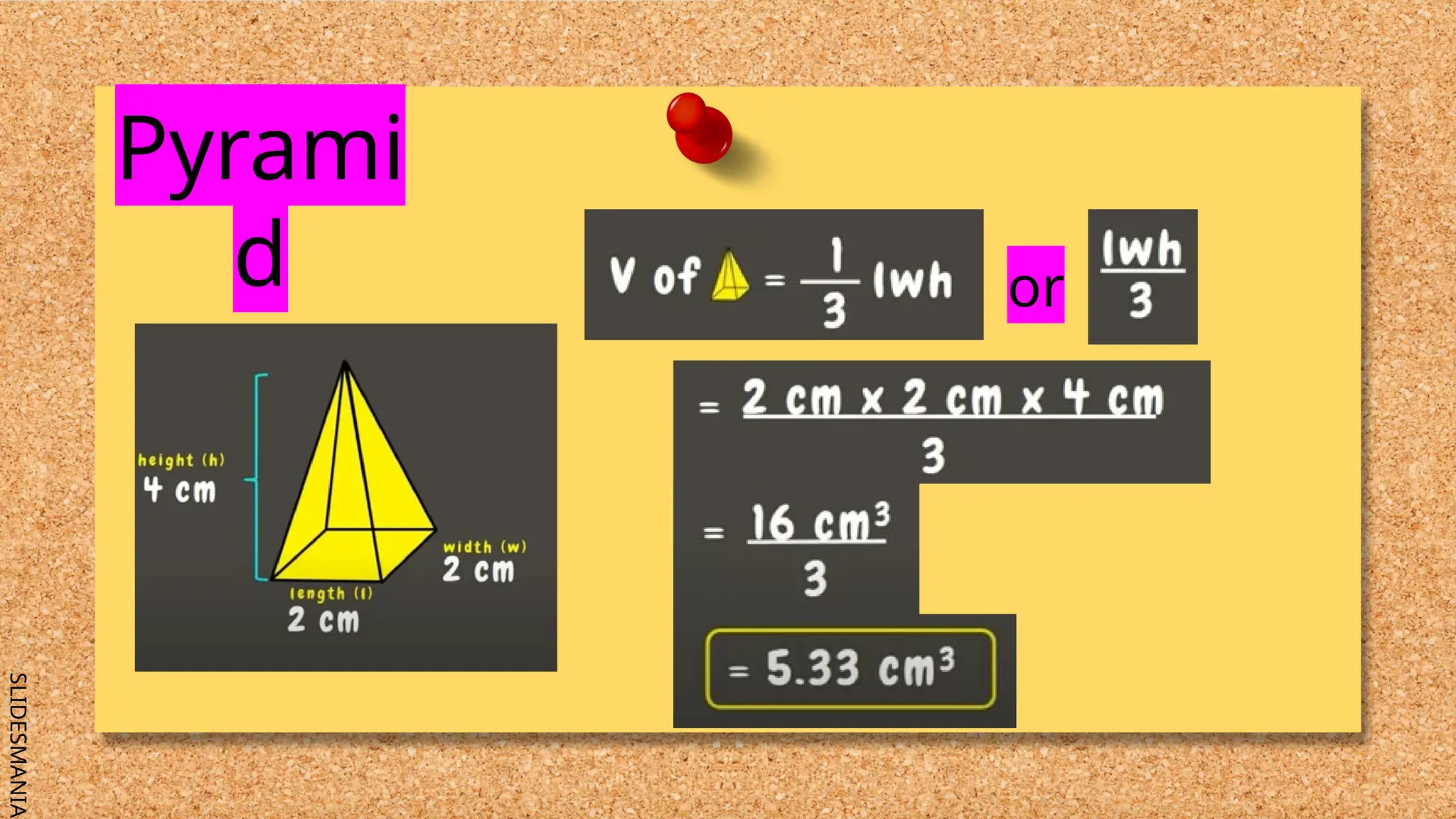 MATH-SOLID FIGUR / Getting the volume of the solid figures | PPTX