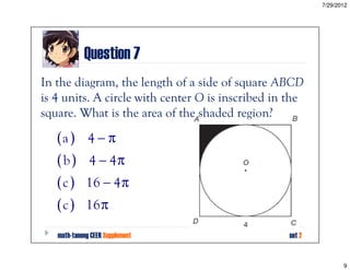 Math-tanong CEER 2012 - Set 2 | PDF