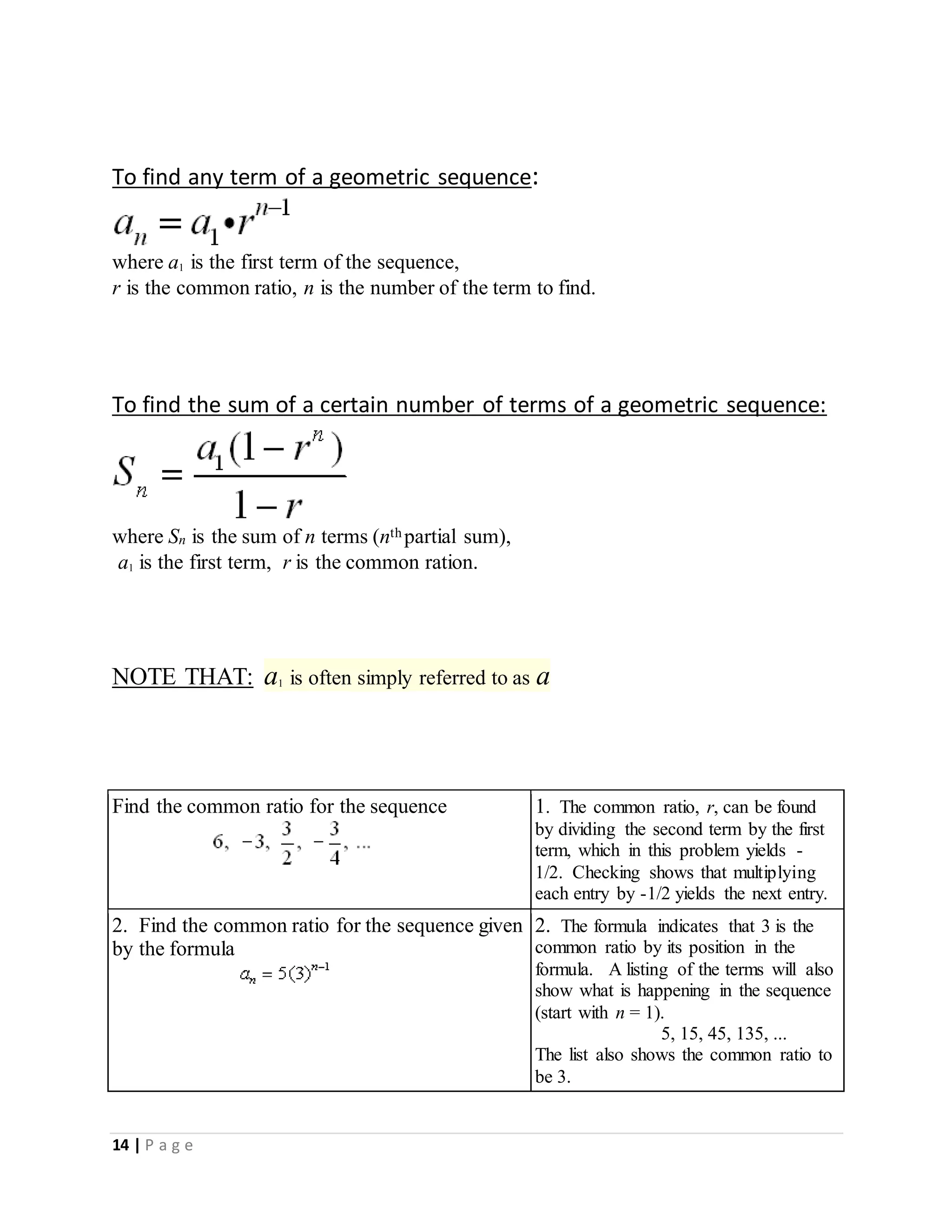 Compound Interest and Geometric Progression | DOCX