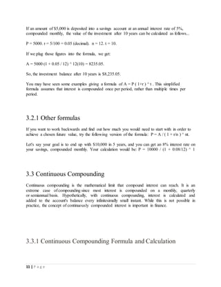 Compound Interest and Geometric Progression | DOCX