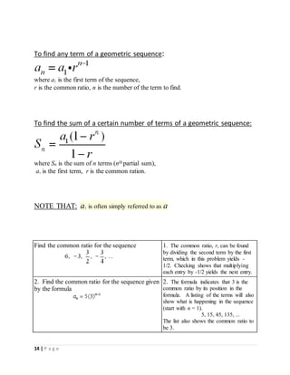 Compound Interest and Geometric Progression | DOCX