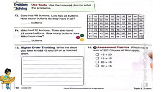 Math-Topic 3 Lesson 1-4.pptx Add Tens and Ones on a Hundred Chart | PPTX