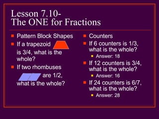 Math-Unit 7 Review | PPT