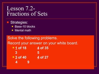 Math-Unit 7 Review | PPT