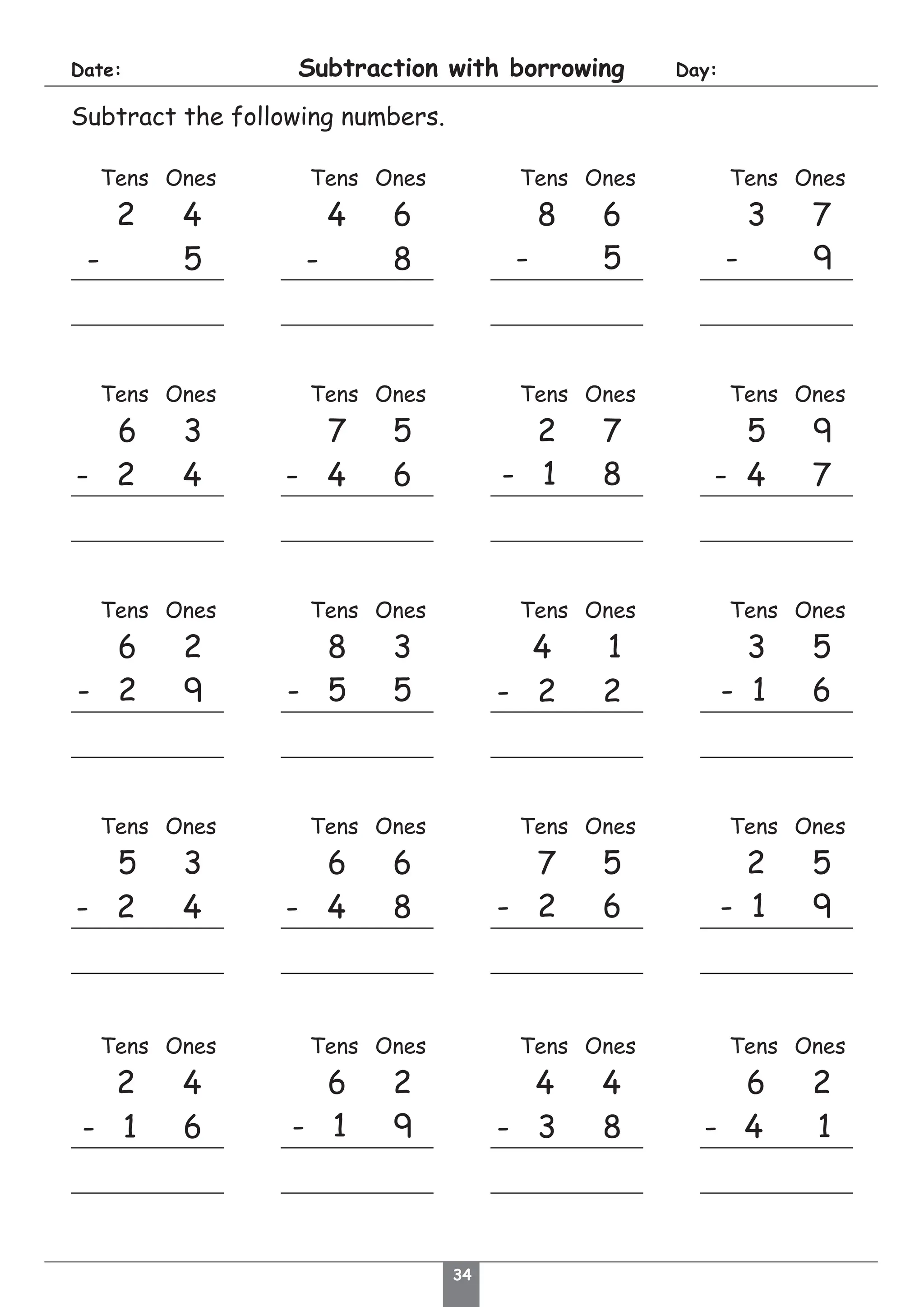 Math-Worksheet-class-3 workbook (4 operations).pdf
