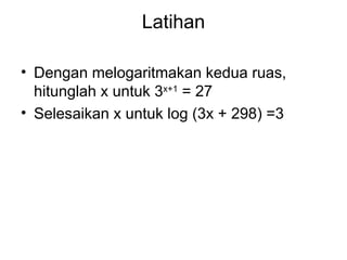 math04-pangkat-akar-dan-logaritma.ppt bahan ajar | PPT