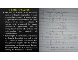 This a math presentation in engineering Matrix | PPT