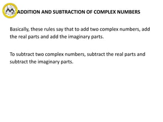 MIT Math Syllabus 10-3 Lesson 5: Complex numbers | PPT