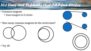 Grade 10 Mathematics - Presentation on Circles | PPTX