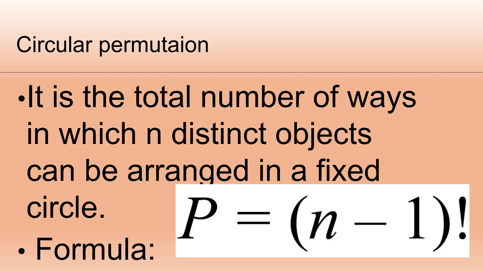 Math 10 Circular Permutationpptx