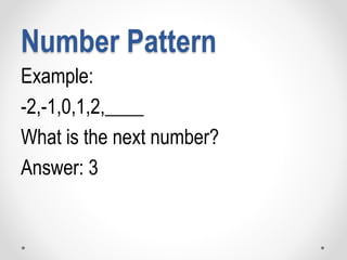 Mathematics 10 - Lesson 1: Number Pattern | PPTX