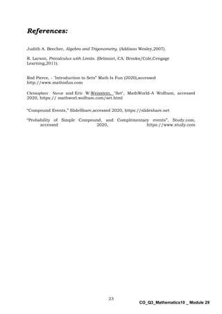 MATHEMATICS10-QUARTER3-MODULE29 (1)LEARN | PDF