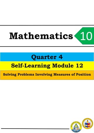 Solving Problem Involving Measures of Position | PDF