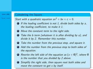 Math1000 section1.5 | PPT