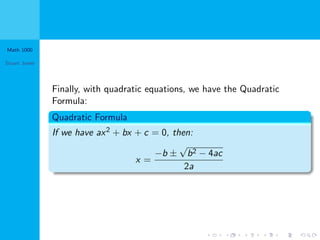 Math1000 section1.5 | PPT