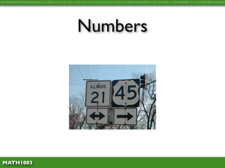 Math1003 1.1 - Sets of Numbers | PDF