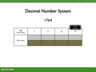 Math1003 1.5 - Decimal Number System | PDF | Science