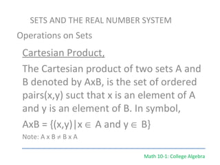 Math10 1 Lecture1 | PPT