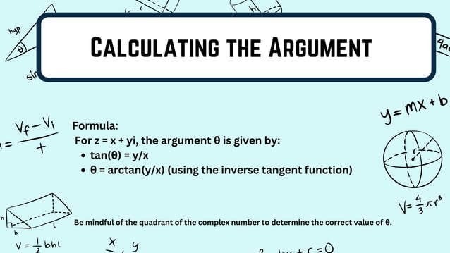 Complex plane, Modulus, Argument, Graphical representation of a complex ...