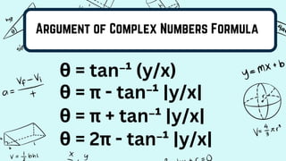 Complex Plane, Modulus, Argument, Graphical Representation Of A Complex